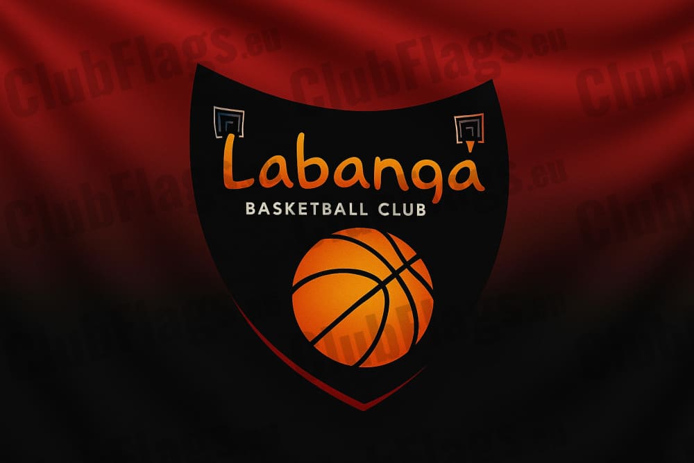 Labanga GAA Club Flag 115g Polyester with Wooden Pole – Club Flags