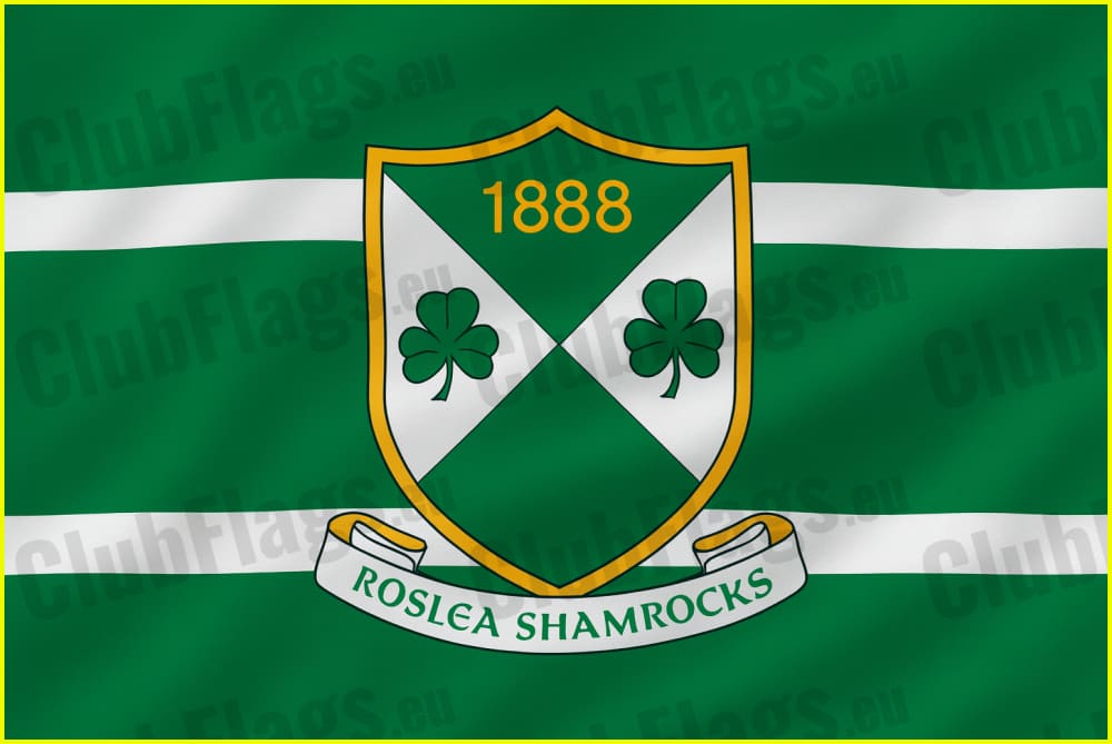 Roslea Shamrocks Fermanagh Club Flag – Club Flags